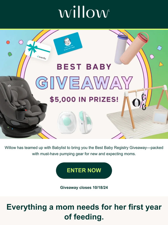 Willow: Best Baby Giveaway: Your Chance to Win Big | Milled