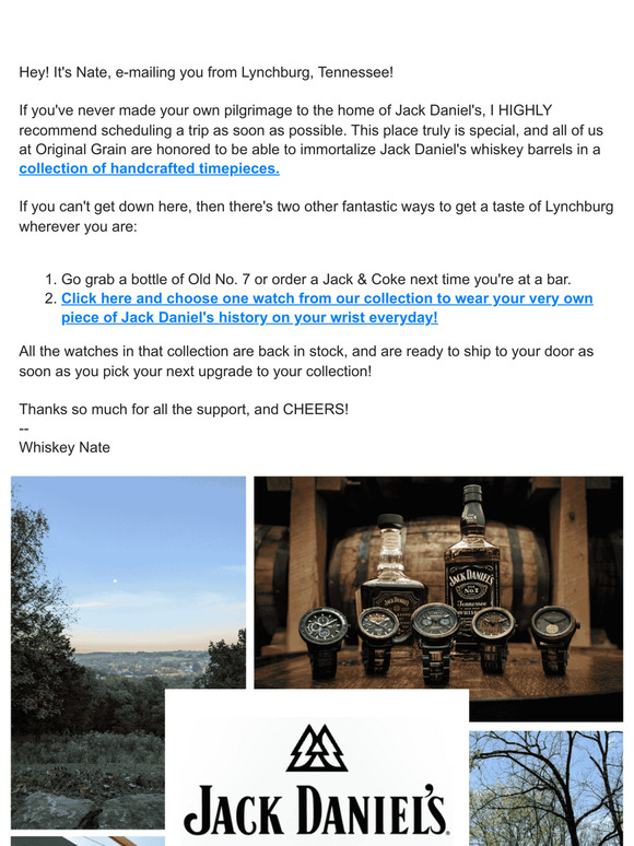 Original Grain: Our definition of Time Well Spent? | Milled