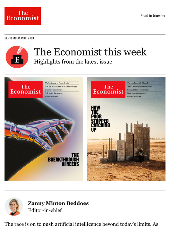 The Economist: The breakthrough AI needs | Milled