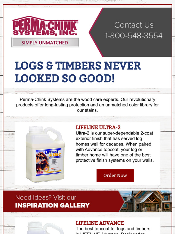 Perma-Chink Systems: Get the Best Protected Logs & Timbers with Ultra-2 ...