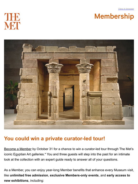 The Met: Iconic Met Experience Enclosed ️ | Milled
