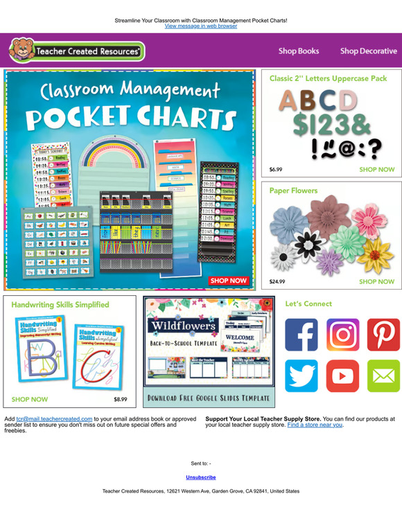 Teacher Created Resources: Streamline Your Classroom with Classroom ...