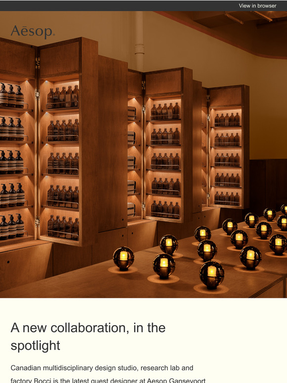 Aesop Email Newsletters: Shop Sales, Discounts, and Coupon Codes