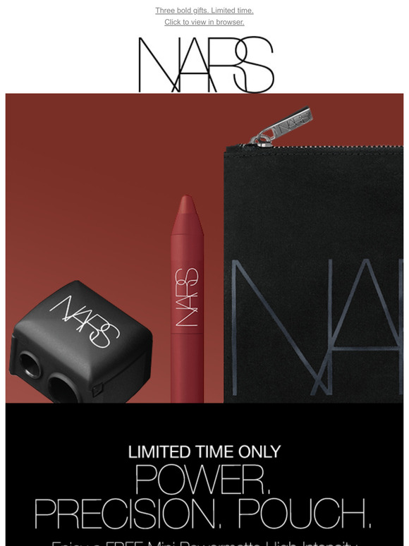 NARS Email Newsletters: Shop Sales, Discounts, and Coupon Codes