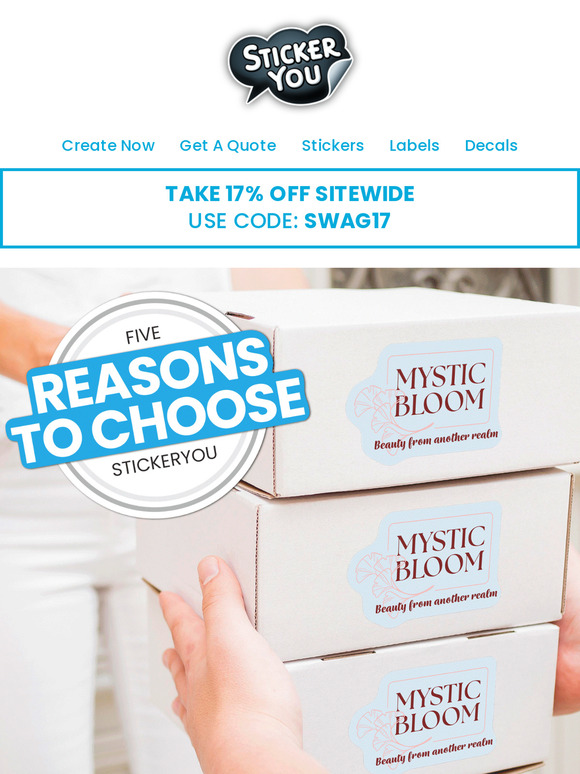 StickerYou: 5 Reasons to Choose StickerYou > | Milled