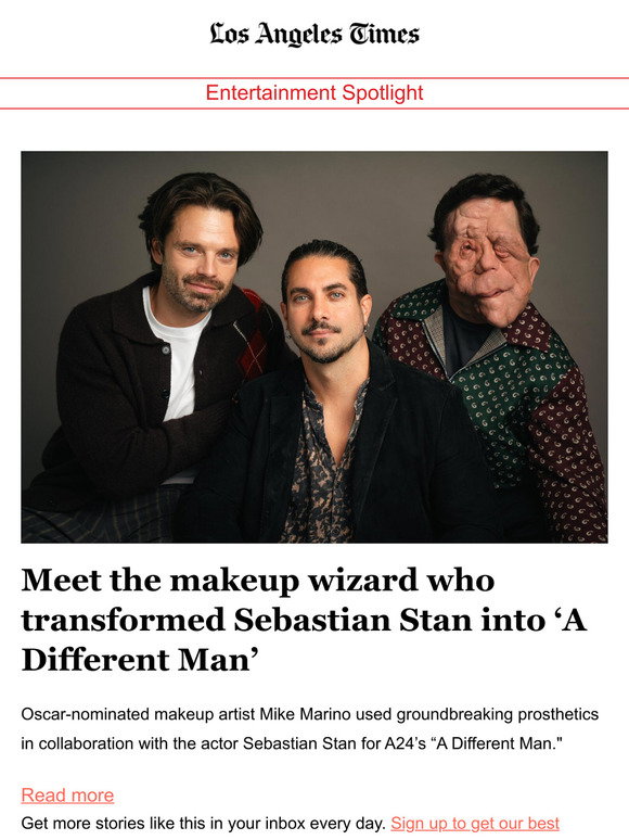 Los Angeles Times: Meet the makeup wizard who transformed Sebastian ...