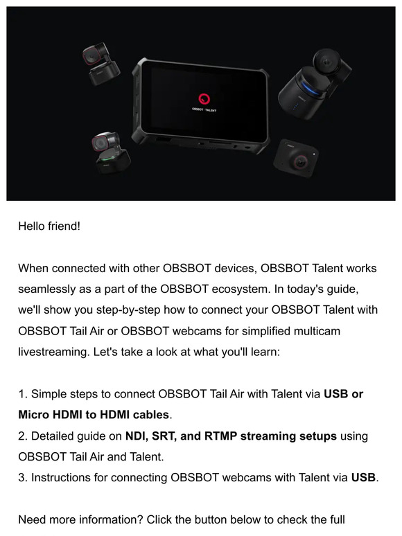 OBSBOT: Connecting Your OBSBOT Talent Made Easy! | Milled