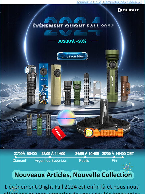 Olight: Premier Aperçu sur les NOUVEAUTÉS du Olight Fall 2024. | Milled