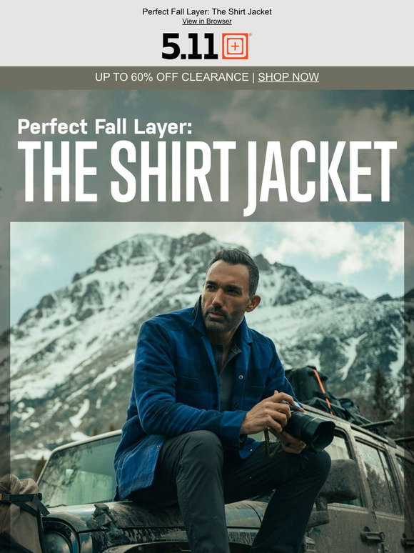 5.11 Tactical: Stay Warm & Stay Ready With The Seth Shirt Jacket 🍂🧥 ...
