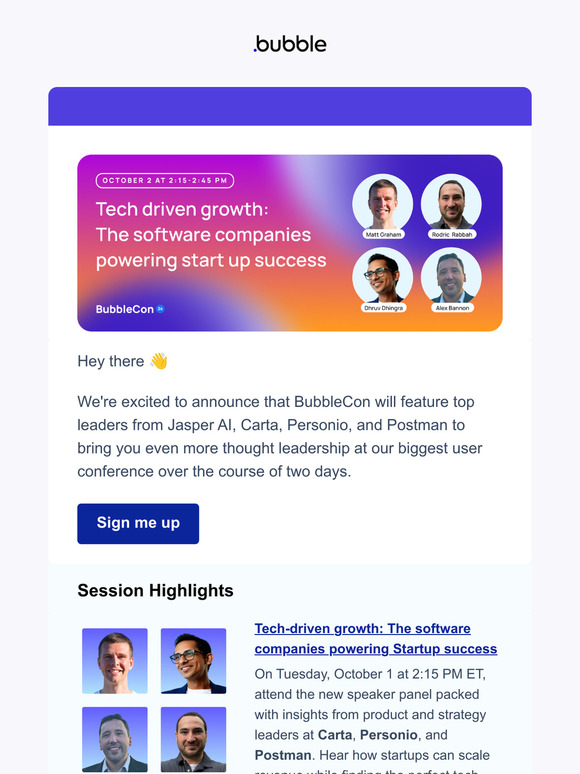 Bubble: New speakers joining the stage at BubbleCon 2024 | Milled