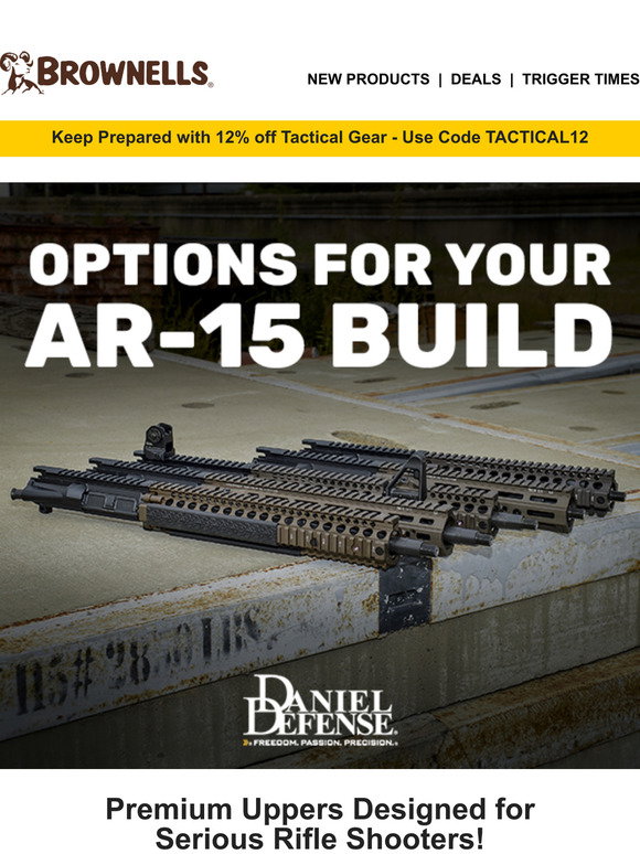 Brownells: Daniel Defense - Premium Uppers for Your Next Build | Milled