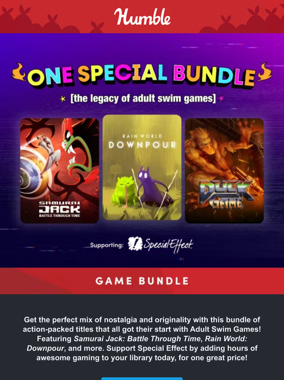 Humble Bundle: Dive into Adult Swim's legacy with Samurai Jack, Rain ...