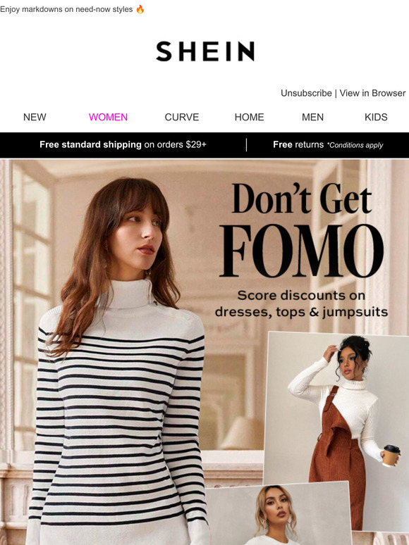 SHEIN Email Newsletters: Shop Sales, Discounts, and Coupon Codes