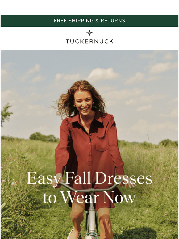 Tuckernuck: Easy Fall Dresses to Wear Now | Milled