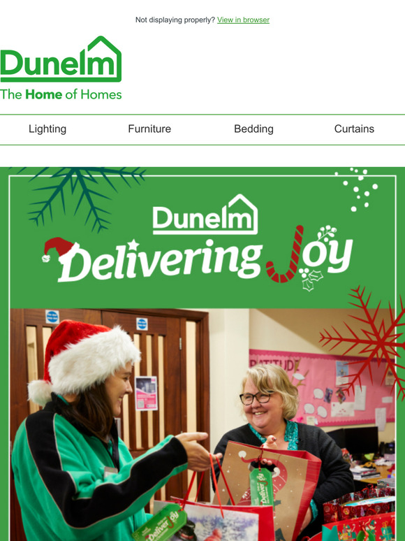 Dunelm: Delivering Joy is BACK 🎁💚 | Milled