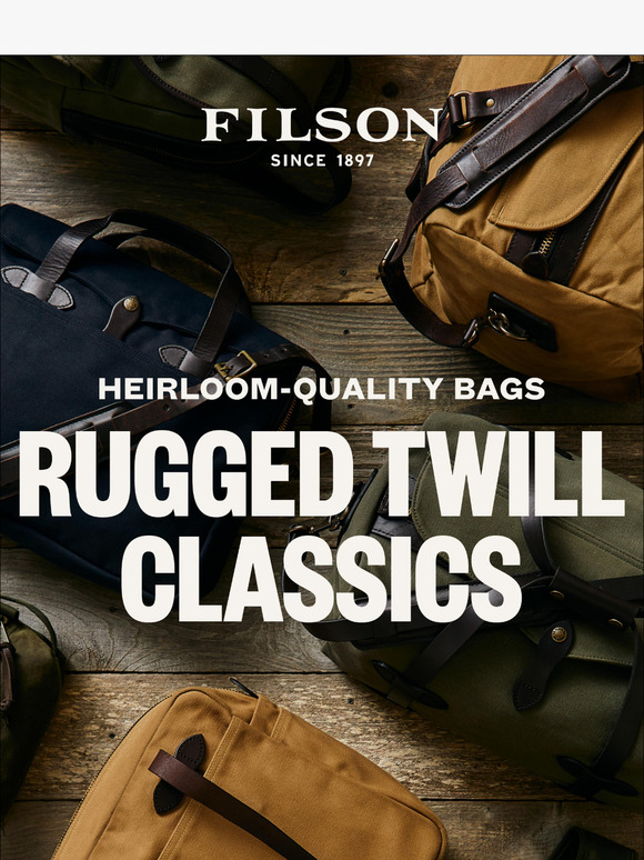 Filson: Filson Standouts: Rugged Twill Classics | Milled