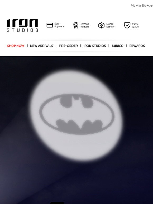 Iron Studios: The legend of Gotham shines ﻿🦇 | Milled