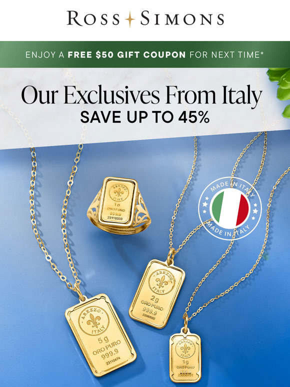 Ross-Simons: Explore authentic Italian jewelry you can only find here ...