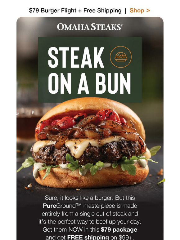 Omaha Steaks: Don’t miss the exclusive $79 burger flight! | Milled