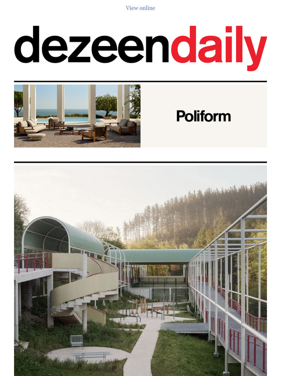 Dezeen: Twisted-wall pavilion | Interiors with terracotta flooring ...