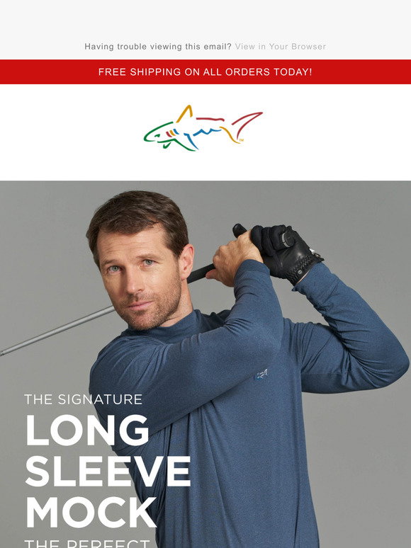 Greg Norman Collection: New Colors in the Signature Mock | Milled
