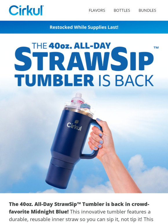 Cirkul: Cirkul's Sold Out Tumbler is BACK | Milled