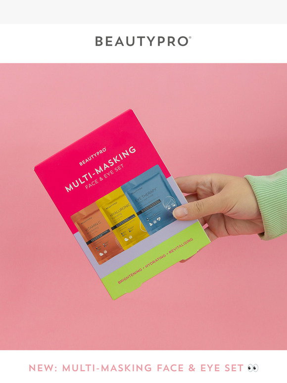 BeautyPro: Introducing... Multi-Masking Face & Eye Set 👀 | Milled