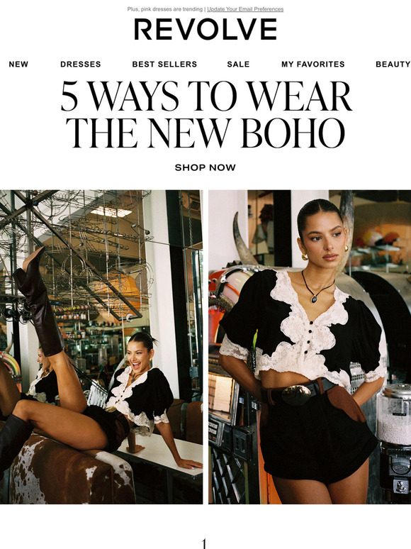 REVOLVE Email Newsletters: Shop Sales, Discounts, and Coupon Codes