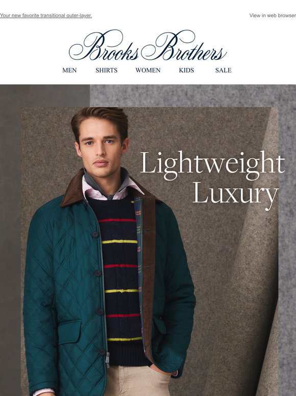 Brooks Brothers: New in: The Paddock coat & vest | Milled