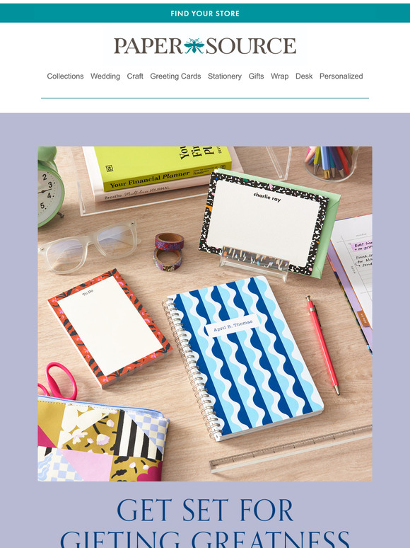 Paper Source: Gifts With Monograms to Custom Messages | Milled