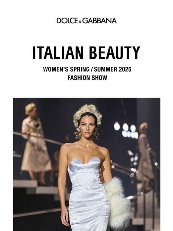 Dolce & Gabbana: Relive the Women's SS25 Fashion Show | Milled