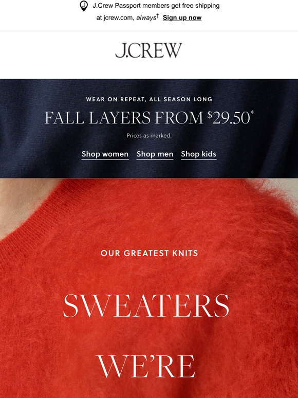 J.Crew: Three famous textures from our sweater collection | Milled