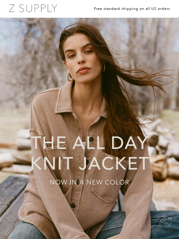 Z SUPPLY: The All Day Knit Jacket…In a NEW COLOR! | Milled