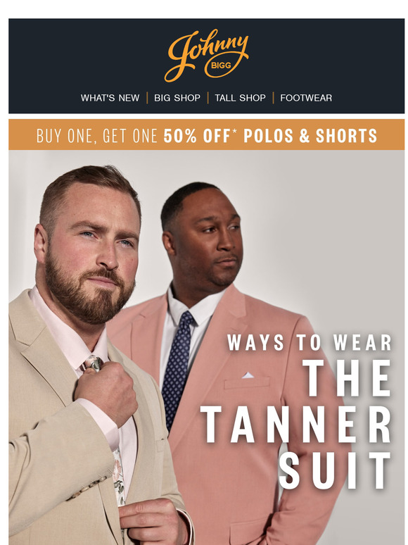 Johnny Bigg: — Meet The Tanner Stretch Suit | Milled