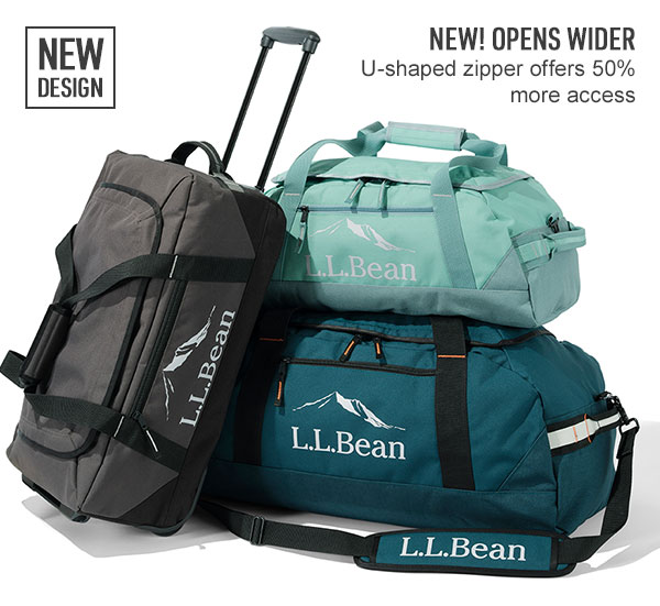L.L.Bean: NEW Adventure Duffles, Fully Redesigned | Milled
