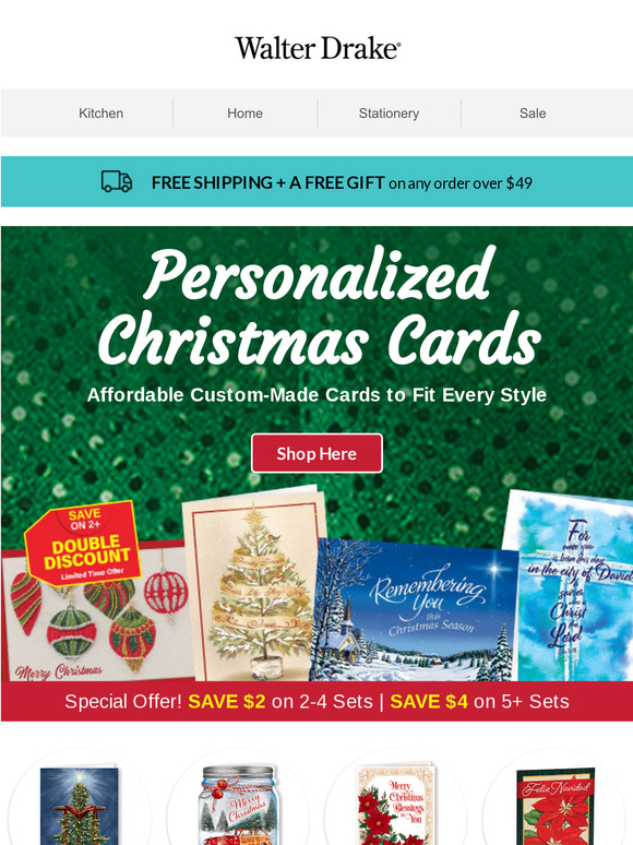 Walter Drake: Christmas Cards are HERE! Savings Inside | Milled