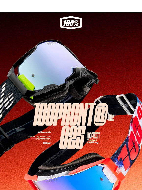 100%: The 2025 Goggle Collection: Unparalleled Vision For The Modern ...