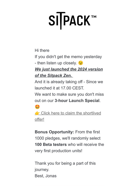 Sitpack: Sitpack Zen X just launched 🤯 | Milled