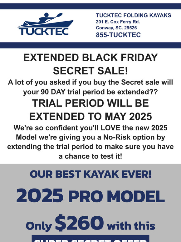 Tucktec: EXTENDED! Tucktec 2025 Pro Model BLACK FRIDAY SECRET PAGE! 90 ...