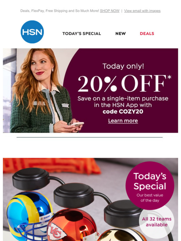 HSN Email Newsletters: Shop Sales, Discounts, and Coupon Codes