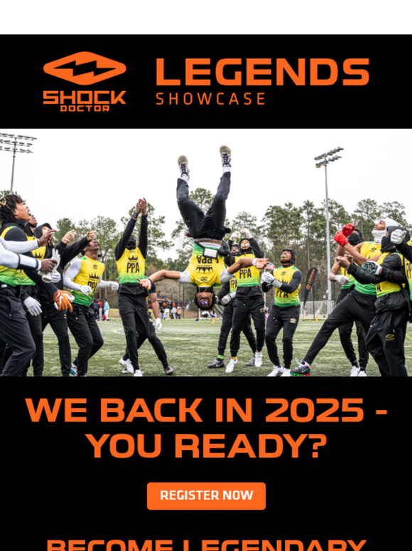 Shock Doctor: ⚡Major Announcement - Legends Showcase 2025 Cities/Dates ...