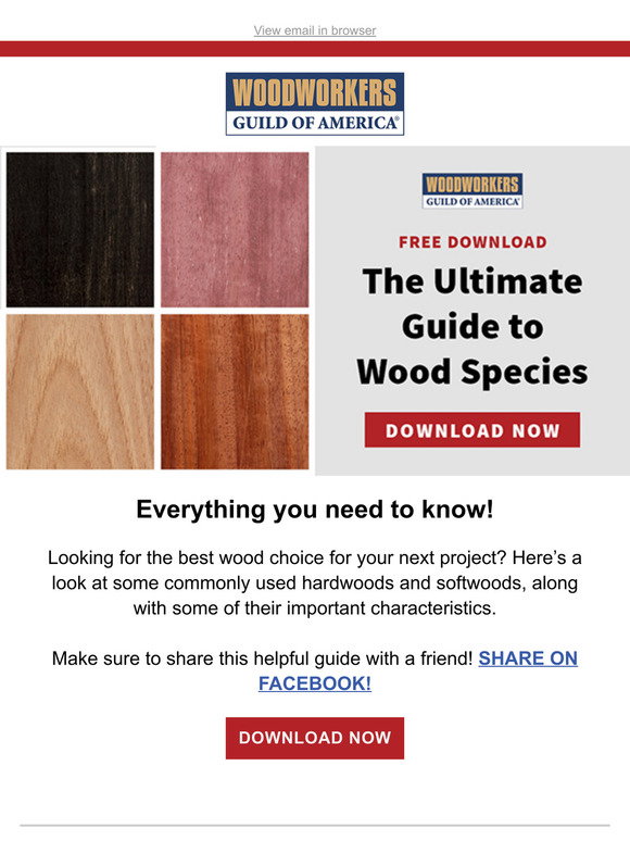 Woodworkers Guild of America: A Guide to Every Wood Species | Milled