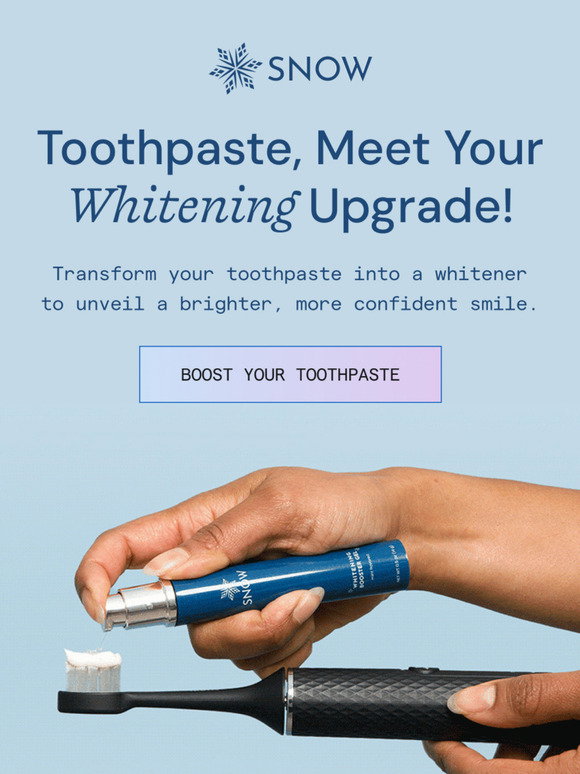 SNOW: Toothpaste, meet your whitening upgrade! | Milled