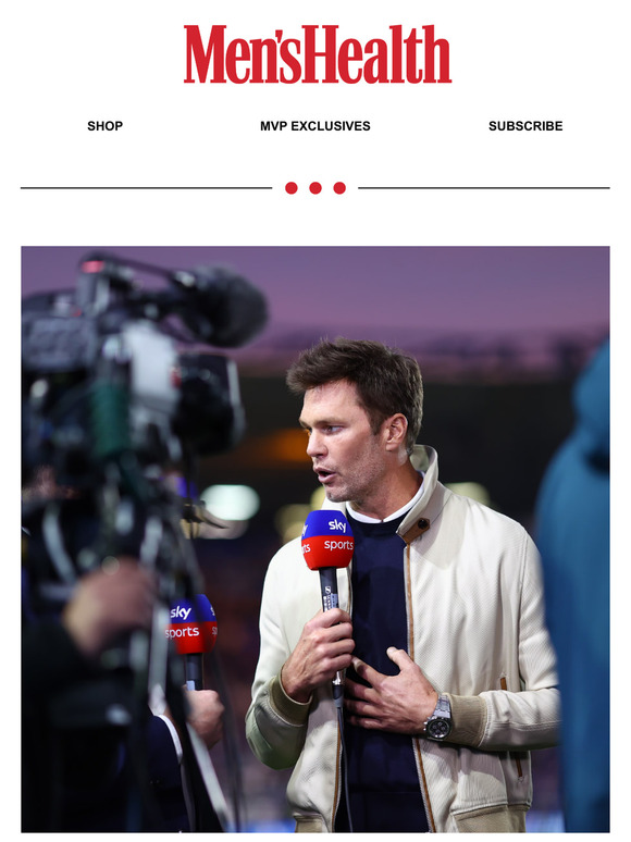 Men'sHealth: Tom Brady Just Shared a Look at His Morning Workout (and ...