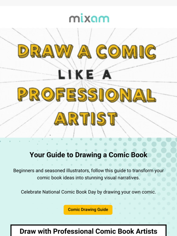 Mixam UK: Learn How to Draw A Comic Book | Milled