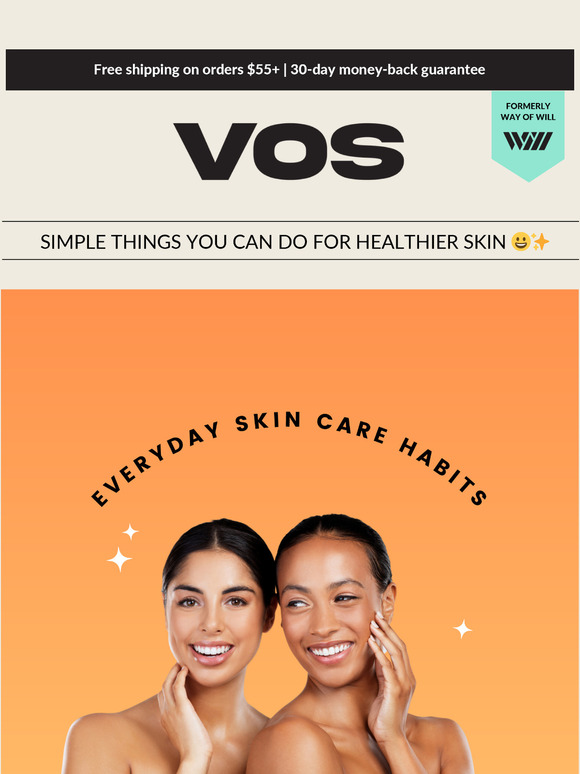 VOS Body: Simple things you can do for healthier skin 😀 | Milled