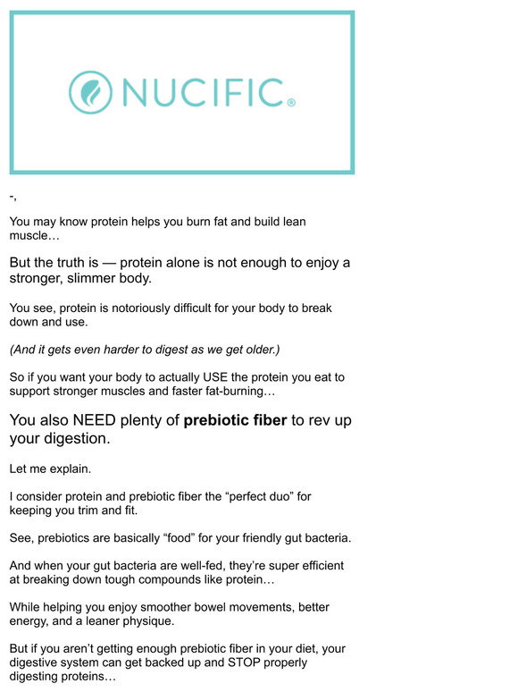 Nucific: Protein shakes are a scam... | Milled