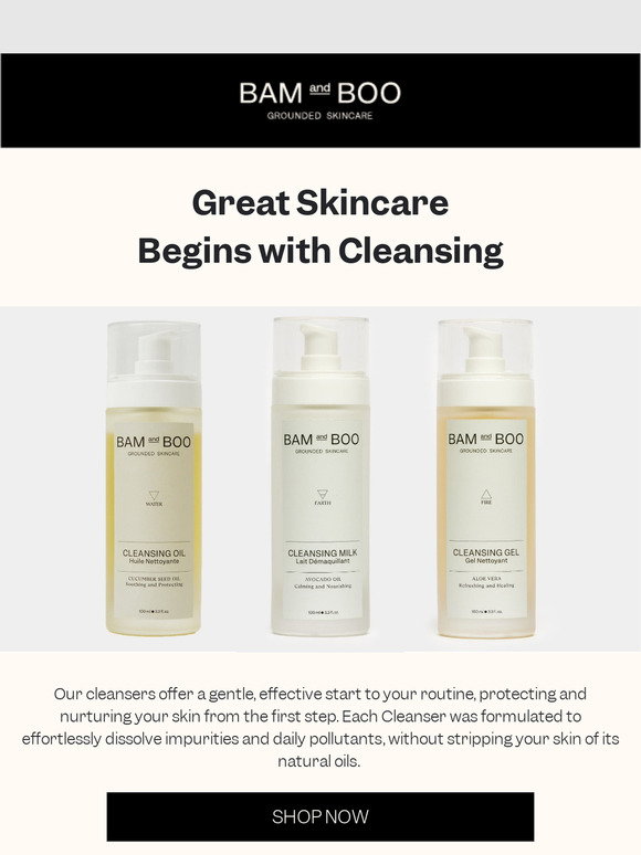 BAM and BOO: [NEW] Gentle Effective Cleansers | Milled