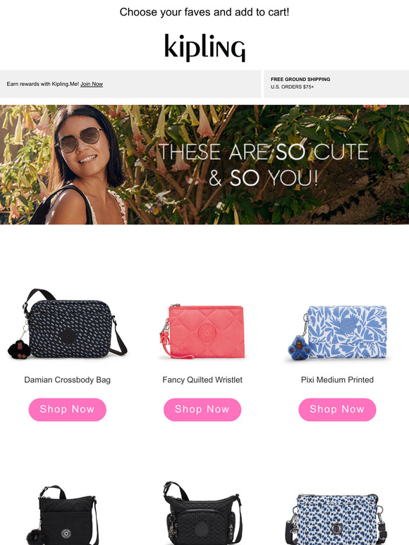 Kipling USA: Complete your look.... | Milled