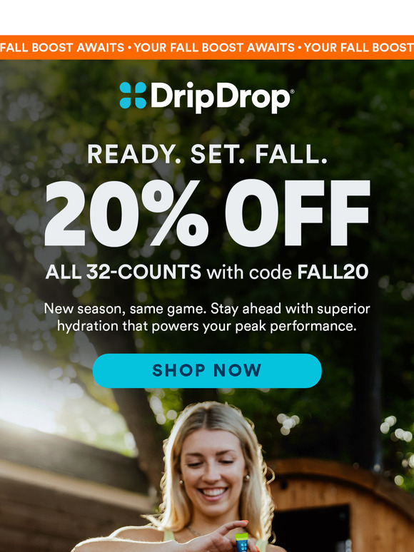 DripDrop Hydration: Fuel up for fall 🍁 | Milled